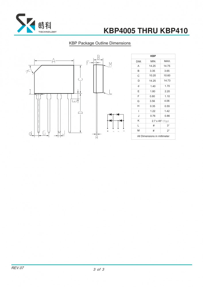 KBP410 datasheet page 3