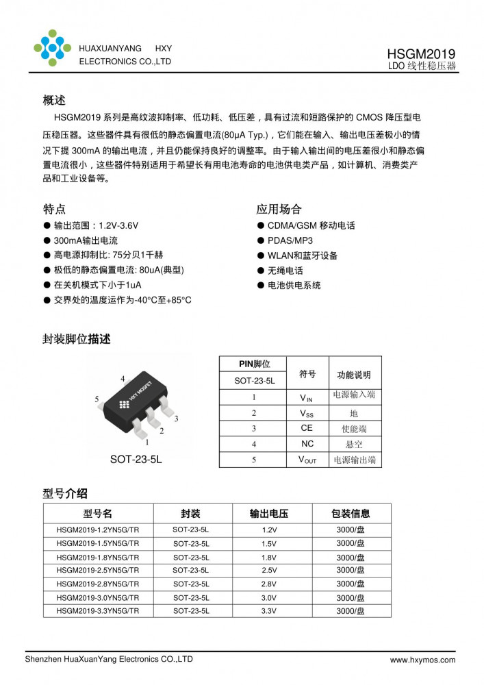 2019-3.3YN5G/TR technical document page 1
