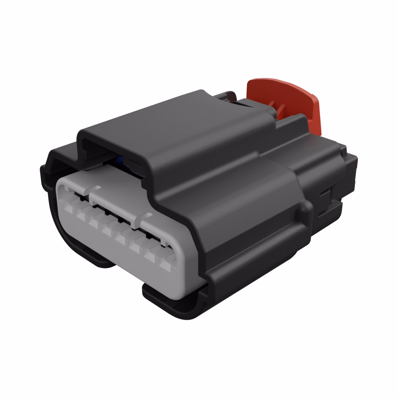 2.54mm MX64 Sealed Crimp Housing, Single Row, TE Generation Y Terminal, Dark Gray, 8 Circuits, Key C, with CPA Lock for sale