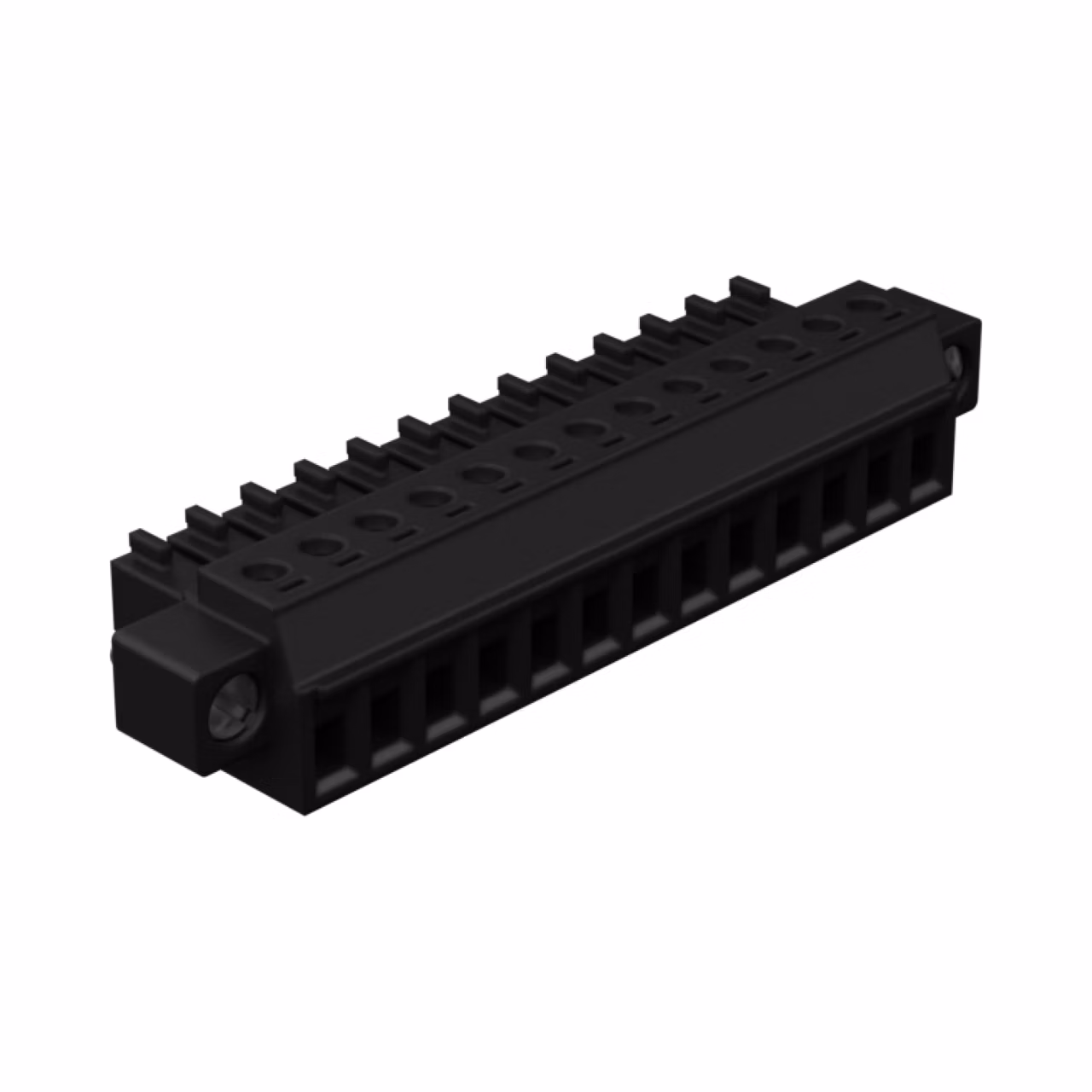 3.81mm Pitch Eurostyle Horizontal Plug, with Retention Screws, 13 Circuits for sale
