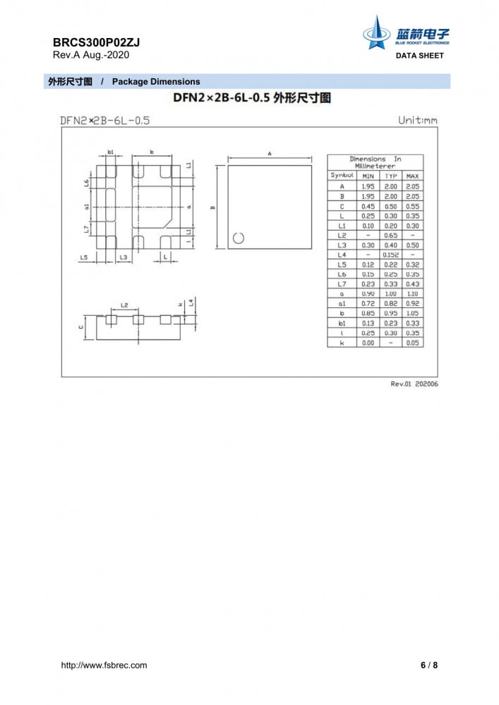 BRCS300P02ZJ datasheet page 6