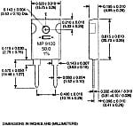 Caddock MP9100-2.50-1% Through Hole Resistor