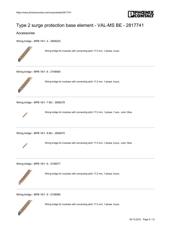 Product document page 5