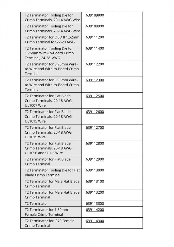 Tooling specification document page 8