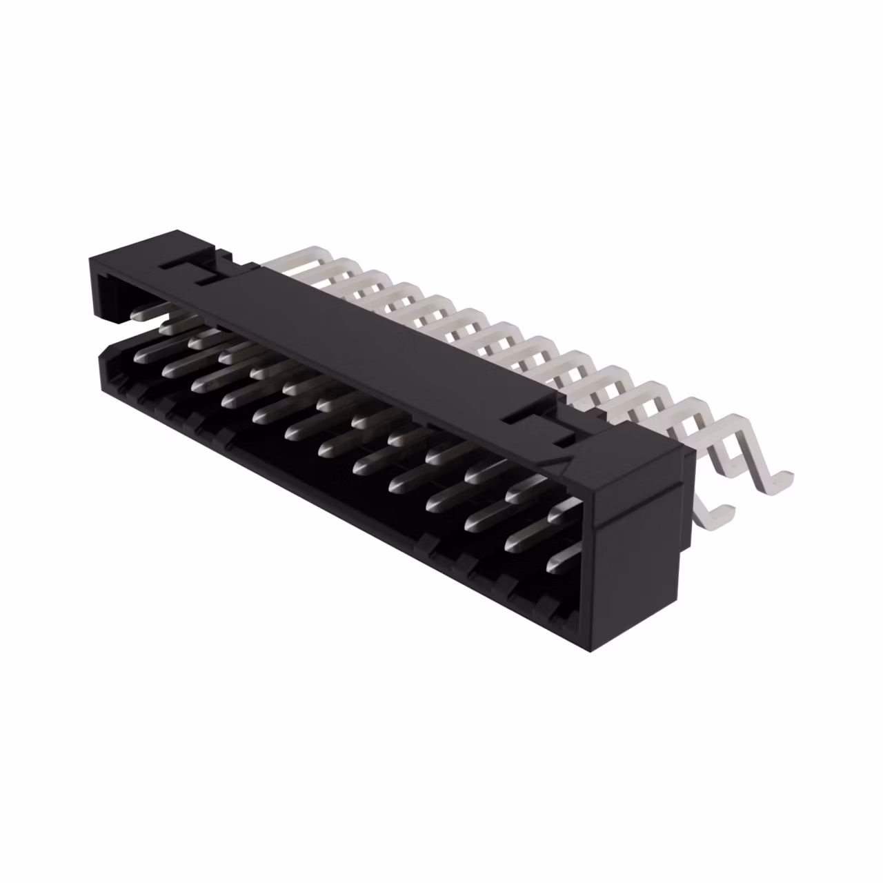 2.00mm Pitch, Milli-Grid PCB Header, Dual Row, Right-Angle, Surface Mount, 2.00µm Tin (Sn) Plating, 26 Circuits, Glow-Wire Capable, Tape and Reel for sale