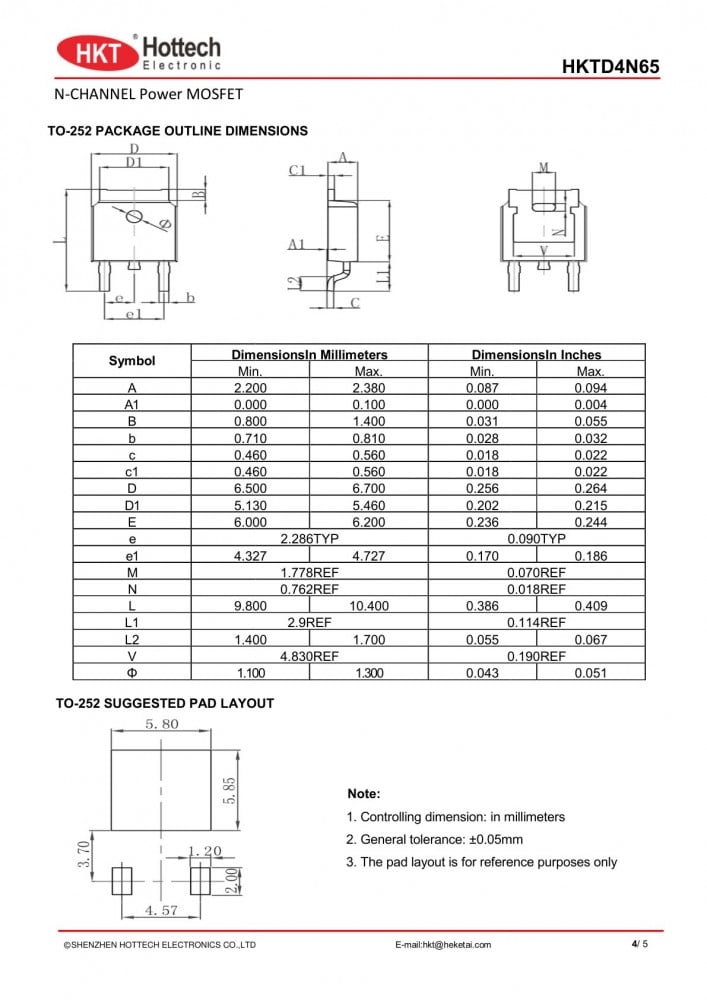 HKTD4N65 datasheet page 4