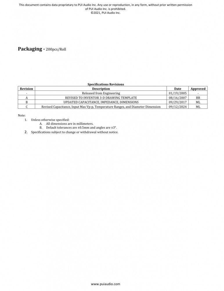 AB0818B datasheet page 2