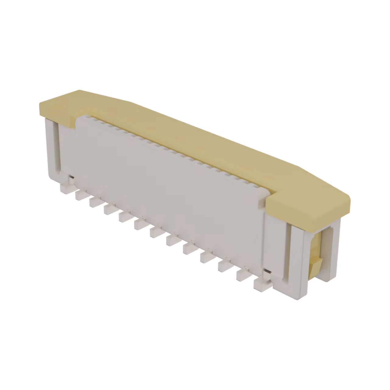 Easy-On FFC/FPC Connector, 0.50mm Pitch, Slider Series, Vertical, 3.90mm  Height, 21 Circuits, Tin-Bismuth Plating for sale