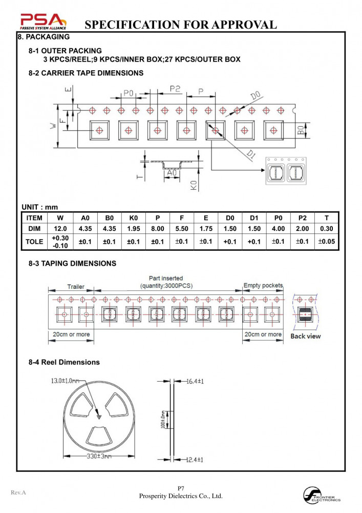 PSA CSME0418D specification page 8