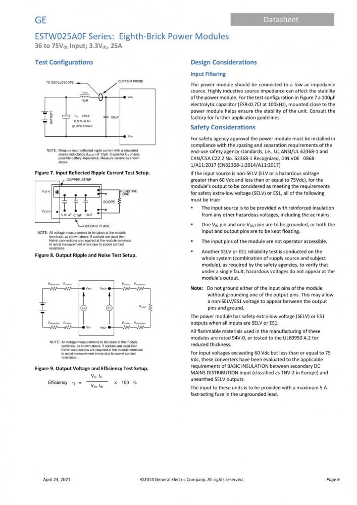 ABB ESTW025A0F41-HZ datasheet page 6