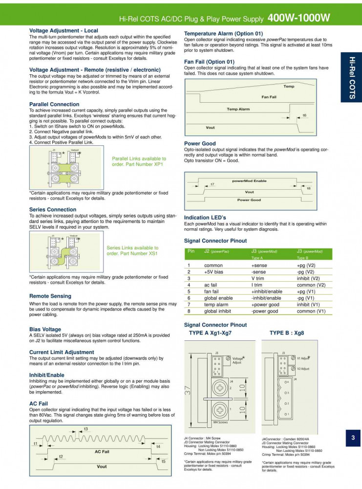 XF family technical document, page 3