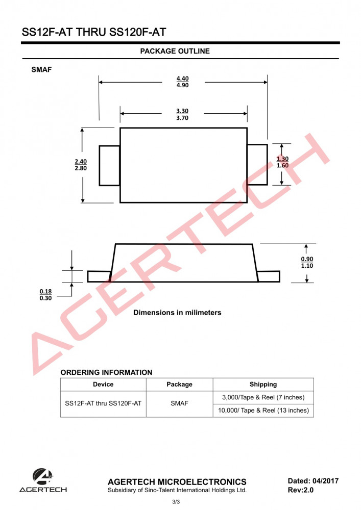 SS12F-AT datasheet page 3