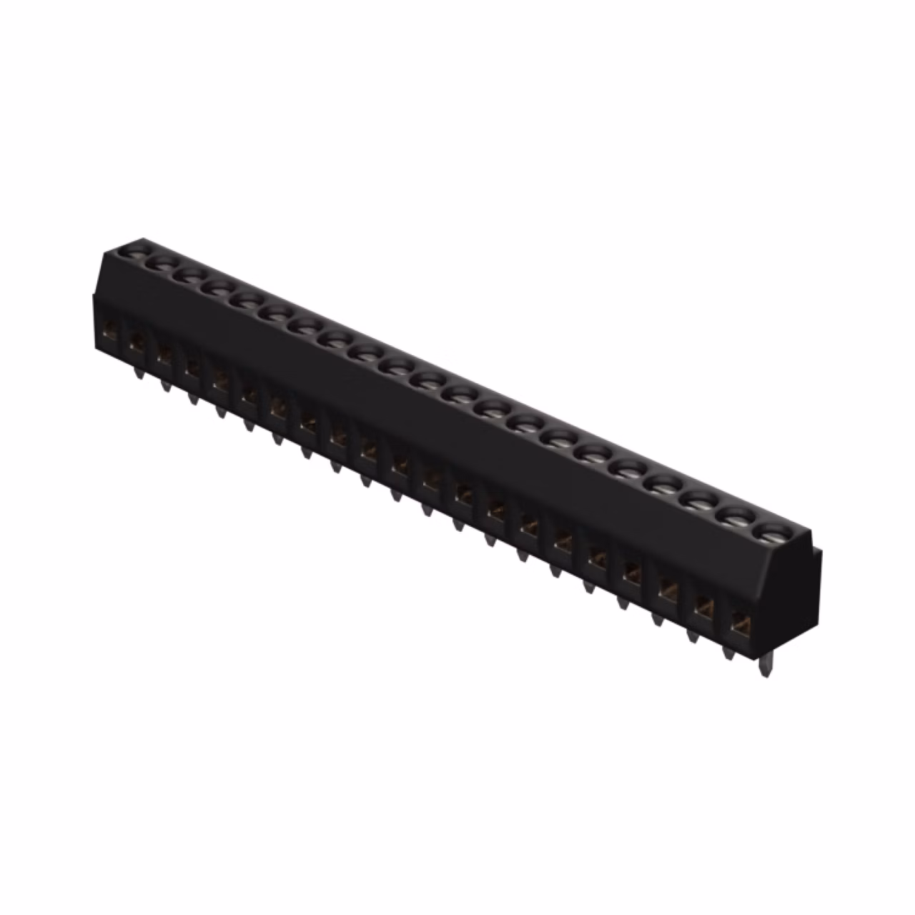 3.50mm Pitch Beau Eurostyle Fixed Mount PCB Terminal Block, 21 Circuits for sale