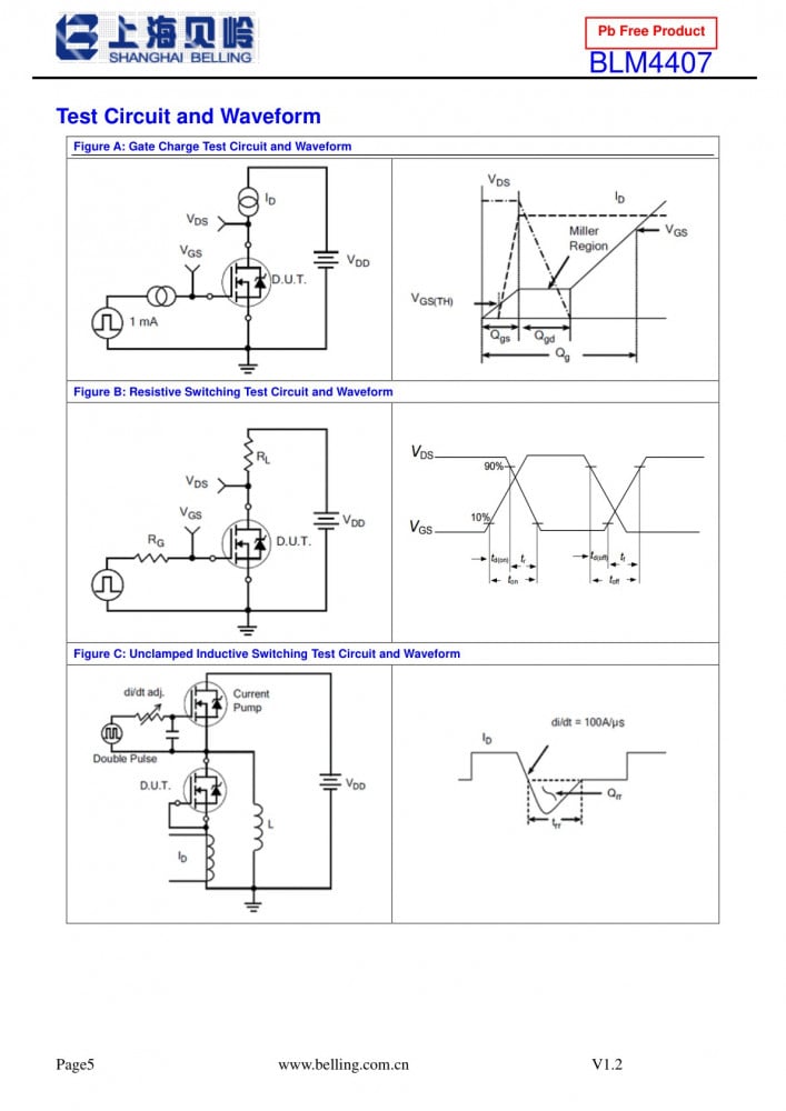 BLM4407 datasheet page 5