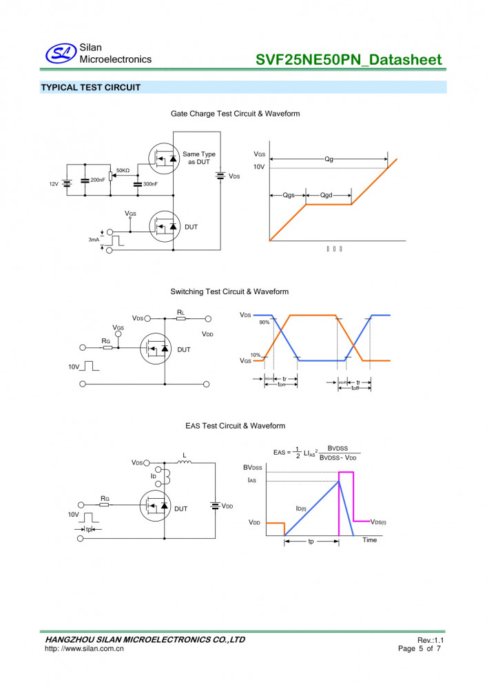 SVF25NE50PN datasheet page 5
