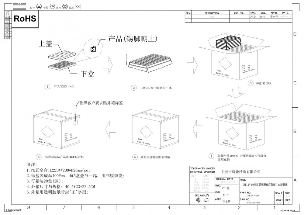 HH-USB-DIP-088 technical drawing page 2