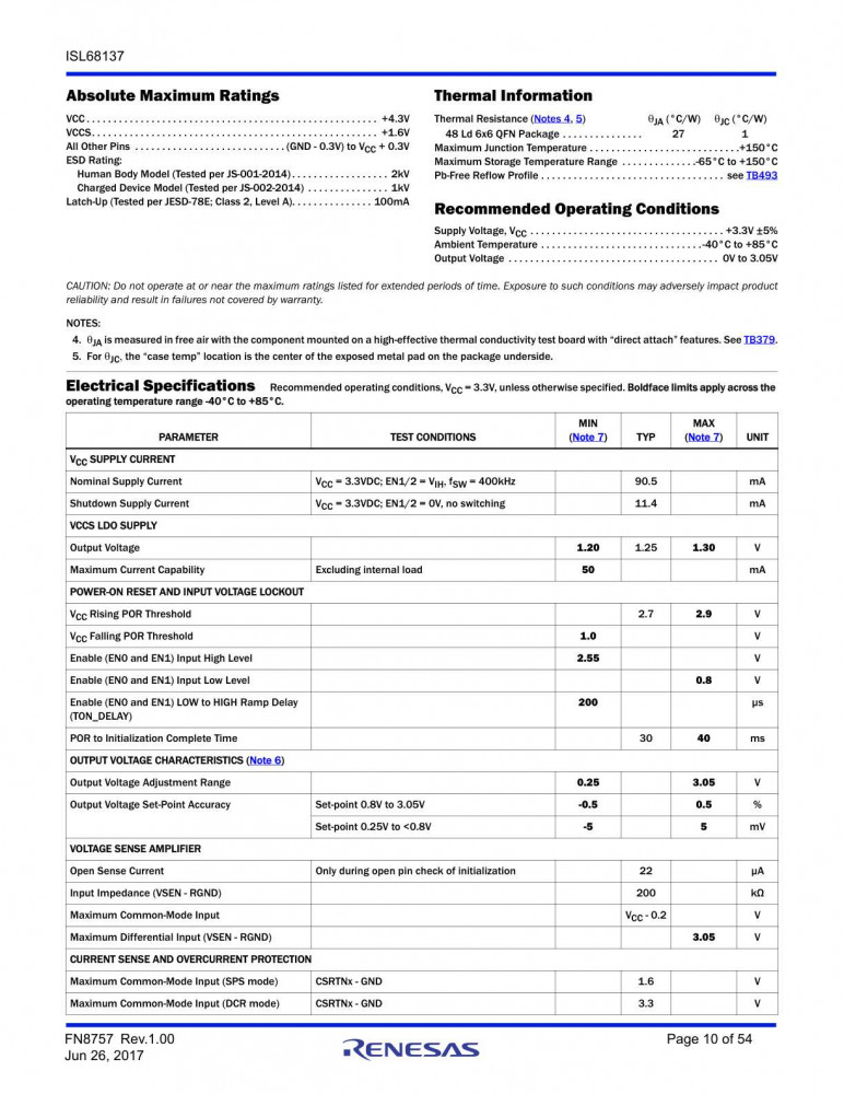 ISL68137 datasheet page 10