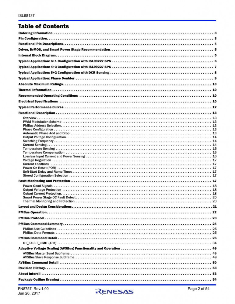 ISL68137 datasheet page 2