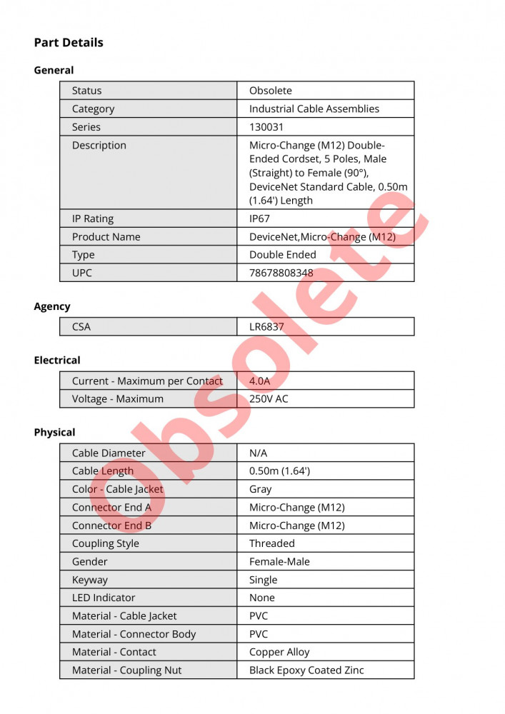 MOLEX 1300310012 drawing preview, page 2