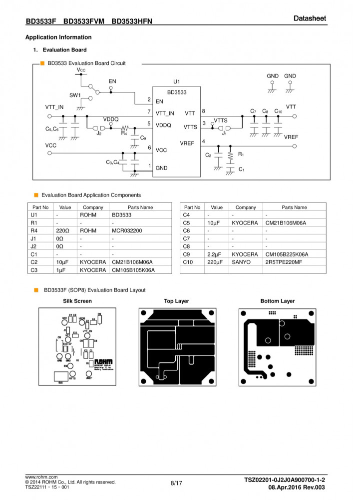 BD3533F-E2 datasheet page 8