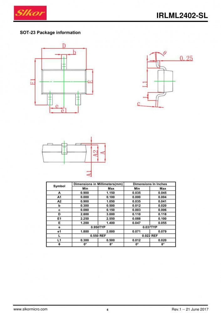 IRLML2402-SL datasheet page 4