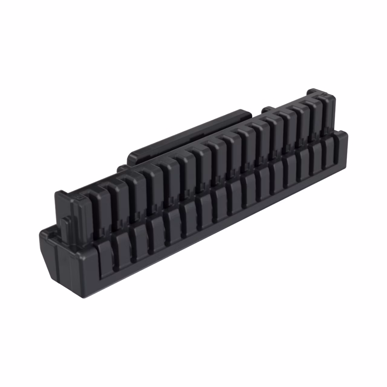 1.50mm Pitch, Micro-Lock Plus Receptacle Crimp Housing, Single Row, Positive Lock, 16 Circuits, Black for sale