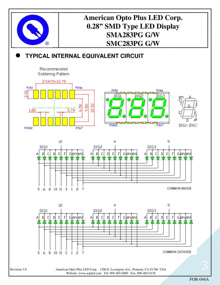 SMA283PG datasheet page 3