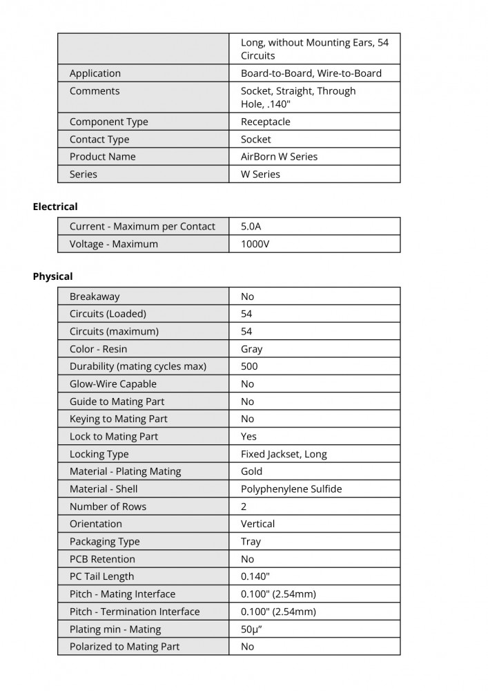 WTA54SAD9JL technical document image, page 2