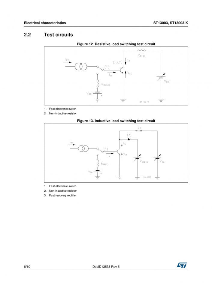 ST13003-K datasheet page 6