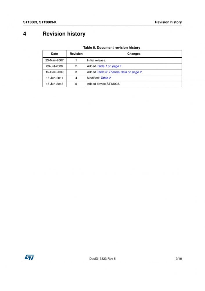 ST13003-K datasheet page 9