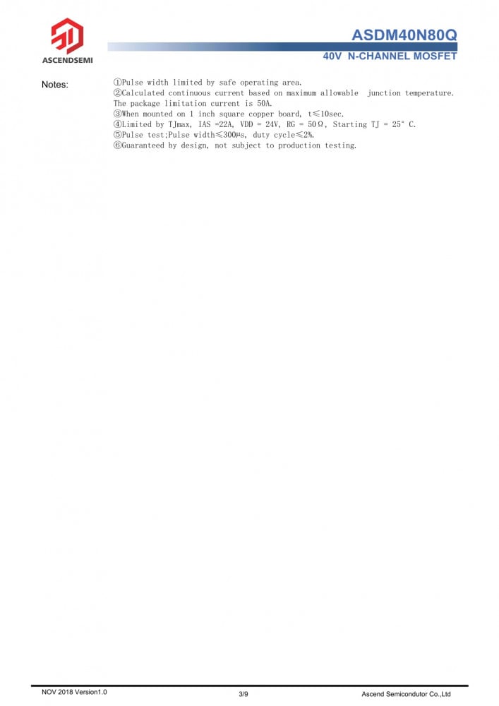 ASDM40N80Q-R datasheet page 3