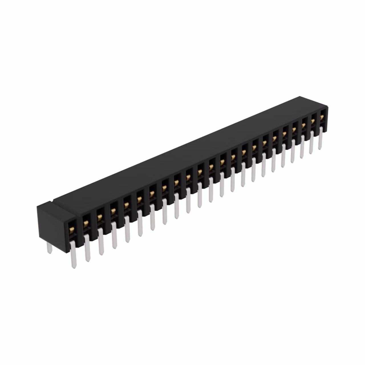 2.00mm Pitch Milli-Grid Receptacle, Side Entry, Through Hole, 0.38µm Gold (Au) Plating, 46 Circuits, Tube, Lead-Free