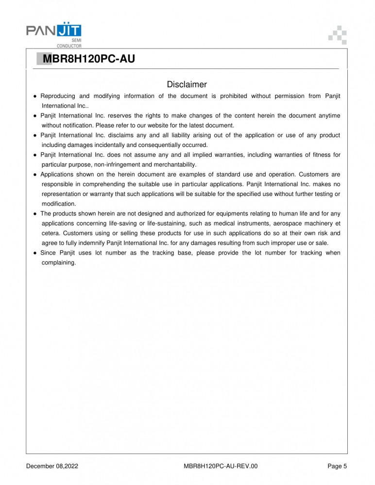 MBR8H120PC-AU datasheet page 5