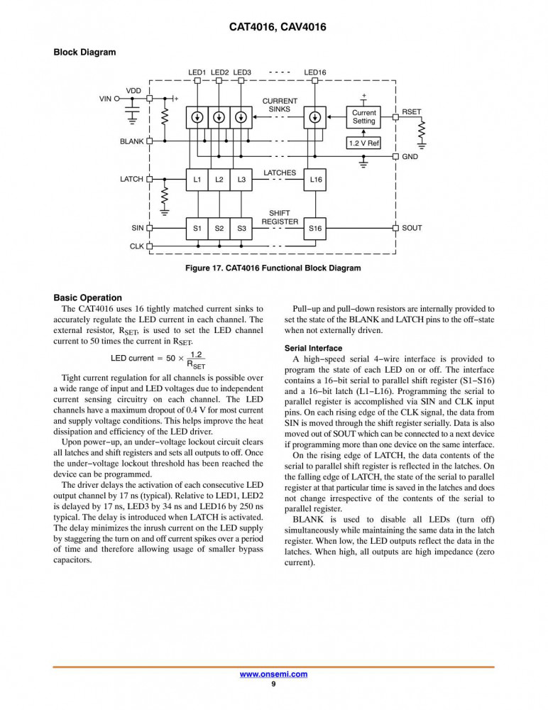 CAT4016 datasheet page 9