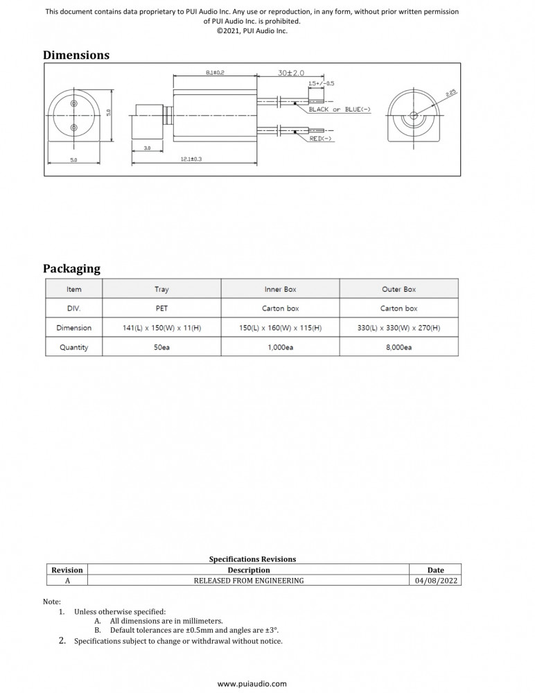 HD-EMB1205-LW30-R datasheet page 3