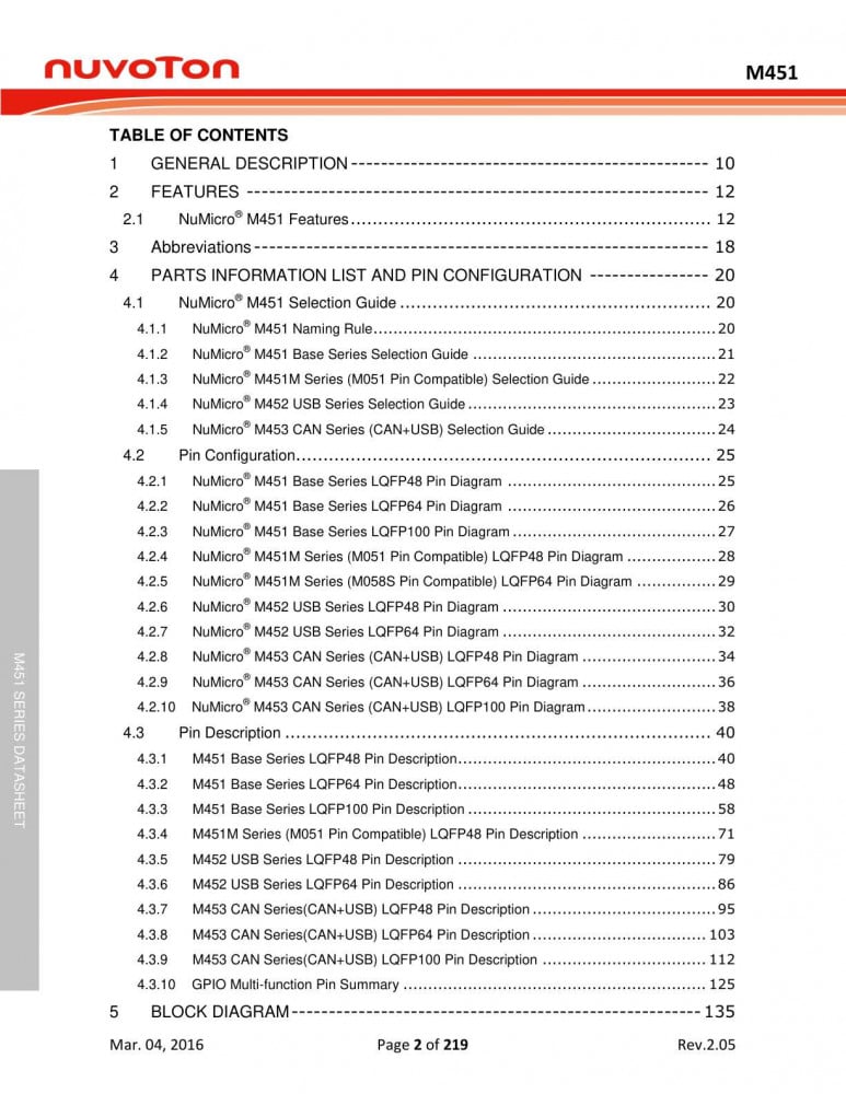 M453VG6AE datasheet page 2