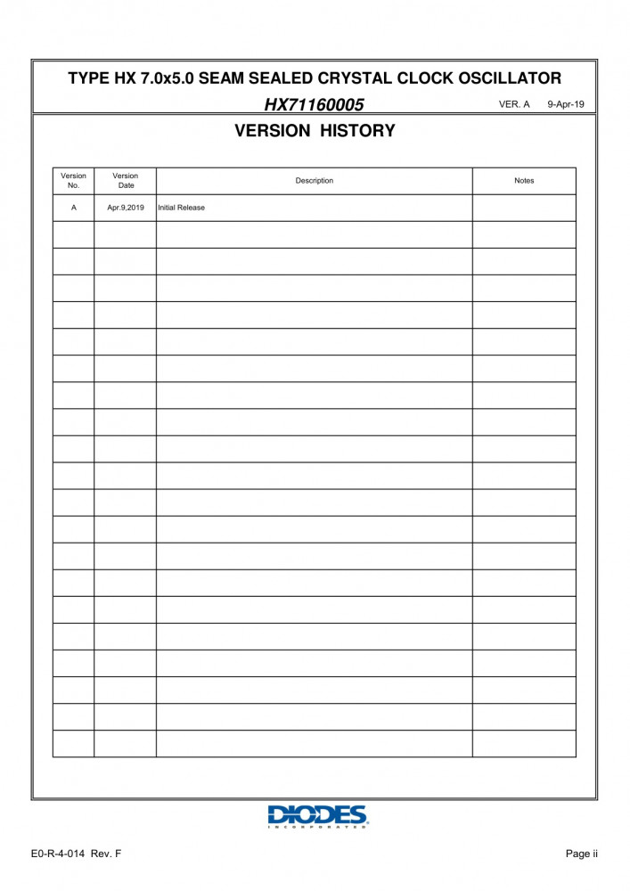 HX71160005 datasheet page 2