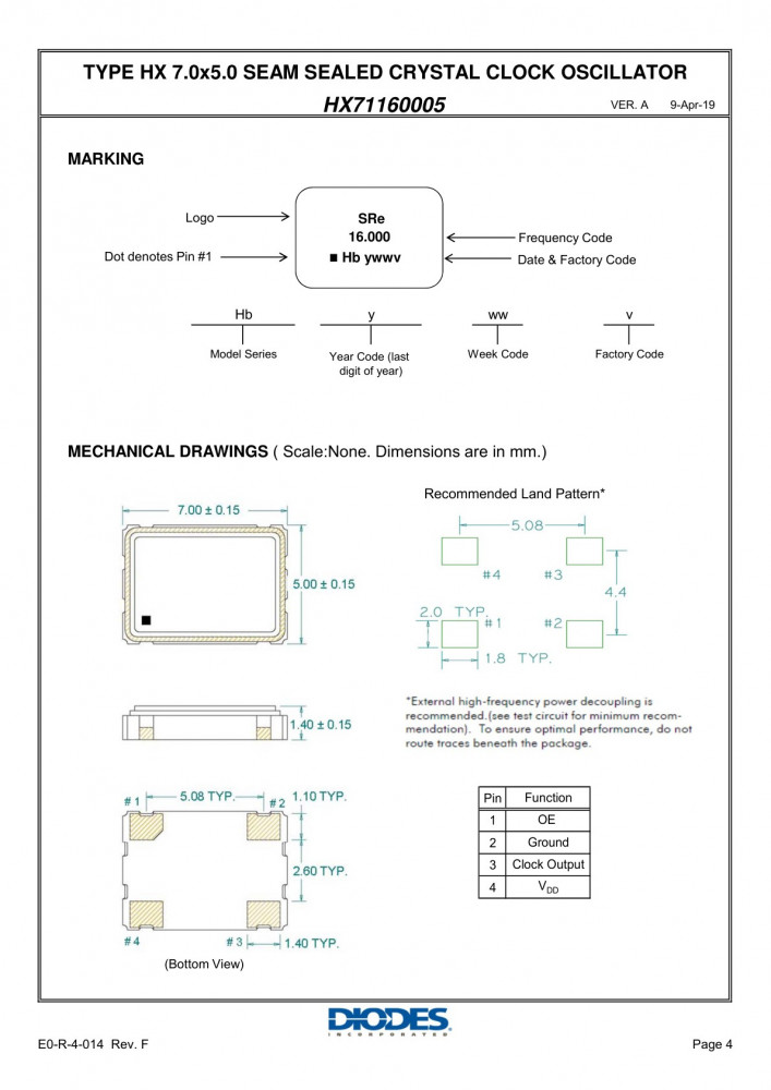 HX71160005 datasheet page 6