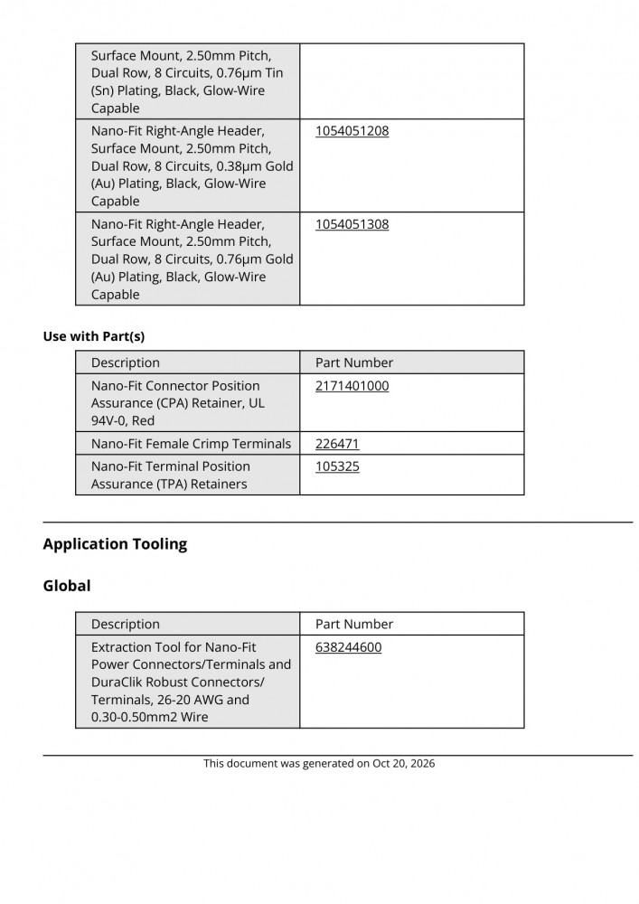MOLEX 2263621208 technical document page 5