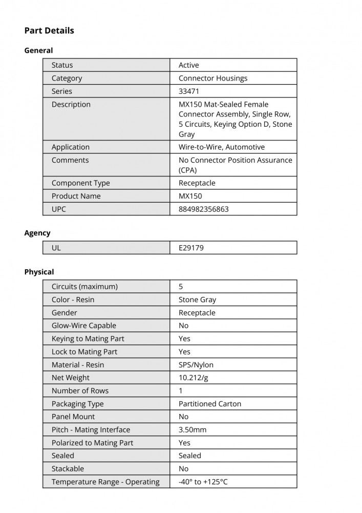 MOLEX 334710538 product document image 2