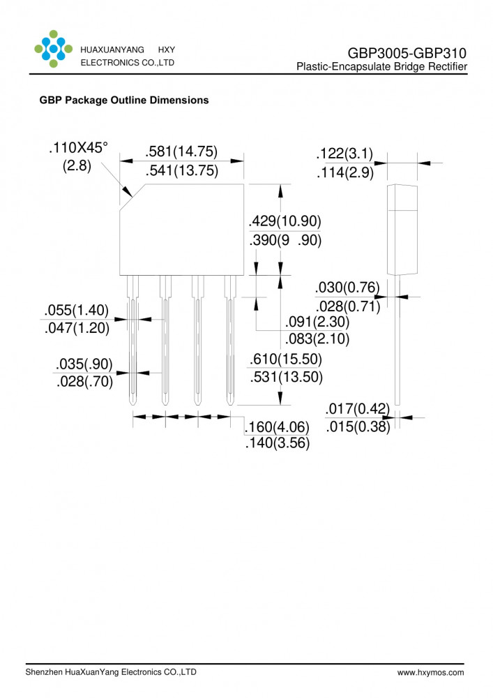 GBP310 datasheet page 3