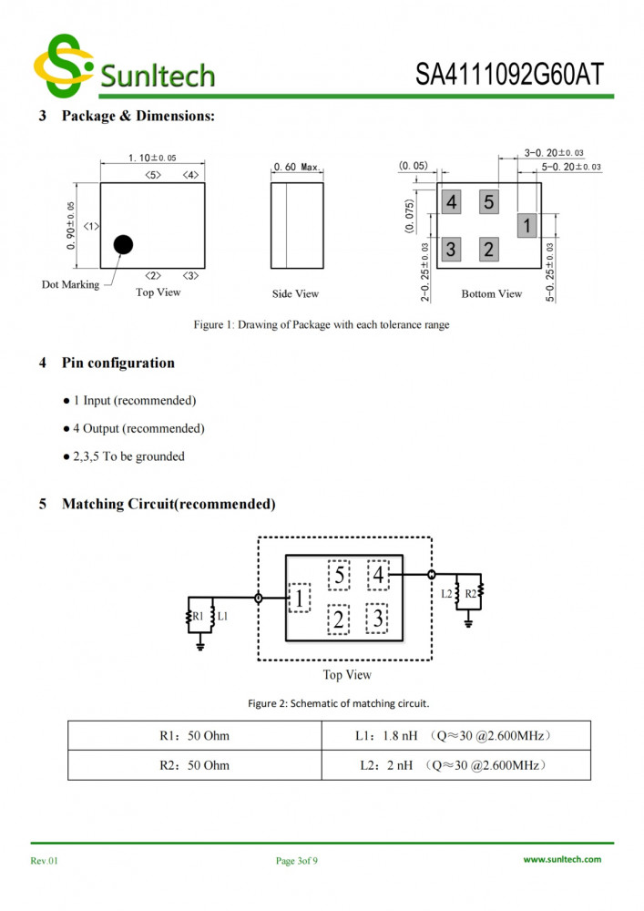 SA4111092G60AT datasheet page 3