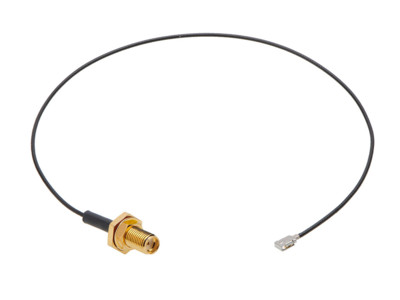 SMA Straight Jack Bulkhead IP68 to I-PEX MHF1 LK Plug on 1.32mm Cable, 203.20mm Length, 50 Ohms for sale