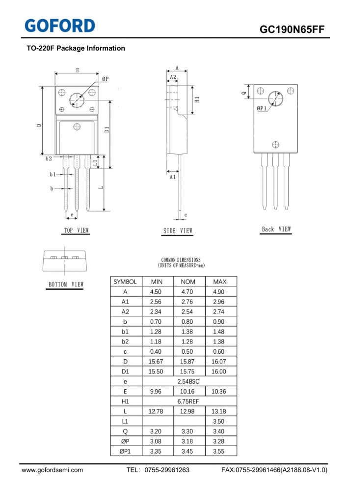 GC190N65FF datasheet page 6