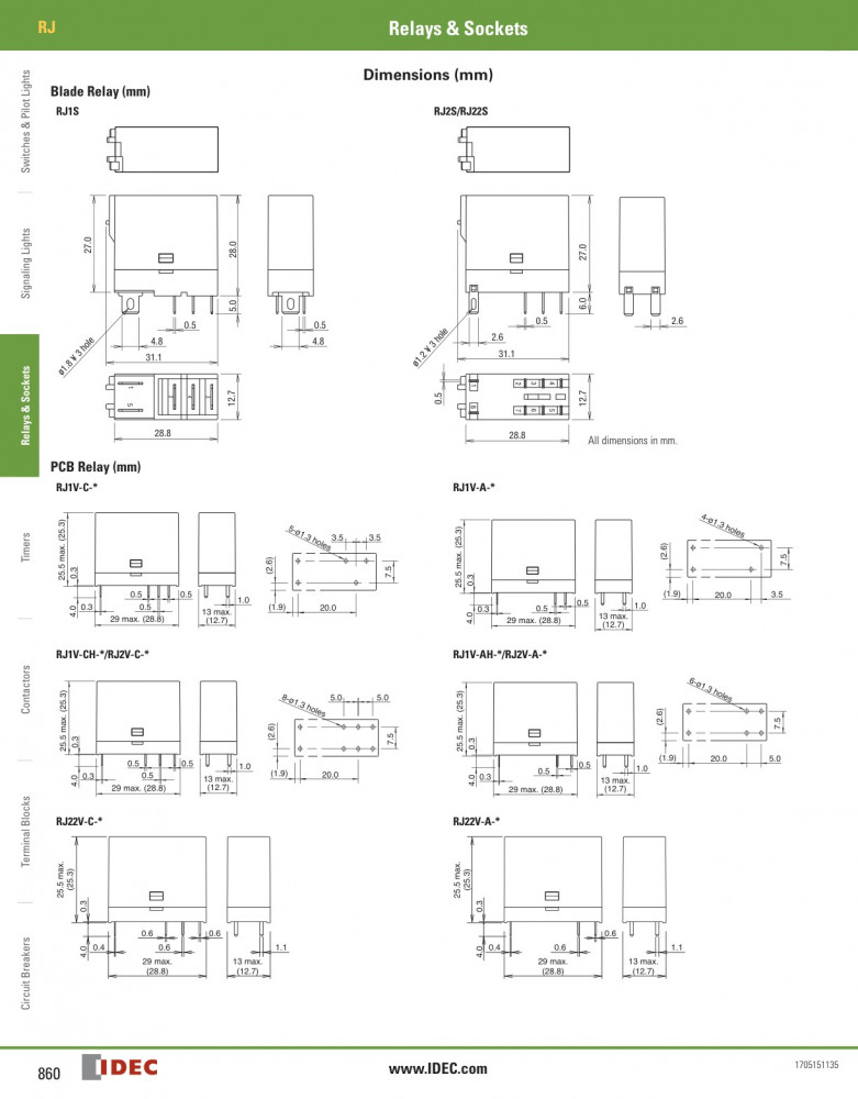 IDEC RJ Series document page 8