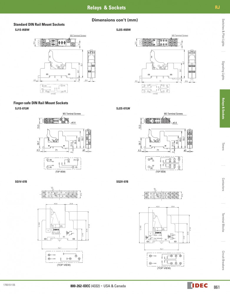 IDEC RJ Series document page 9