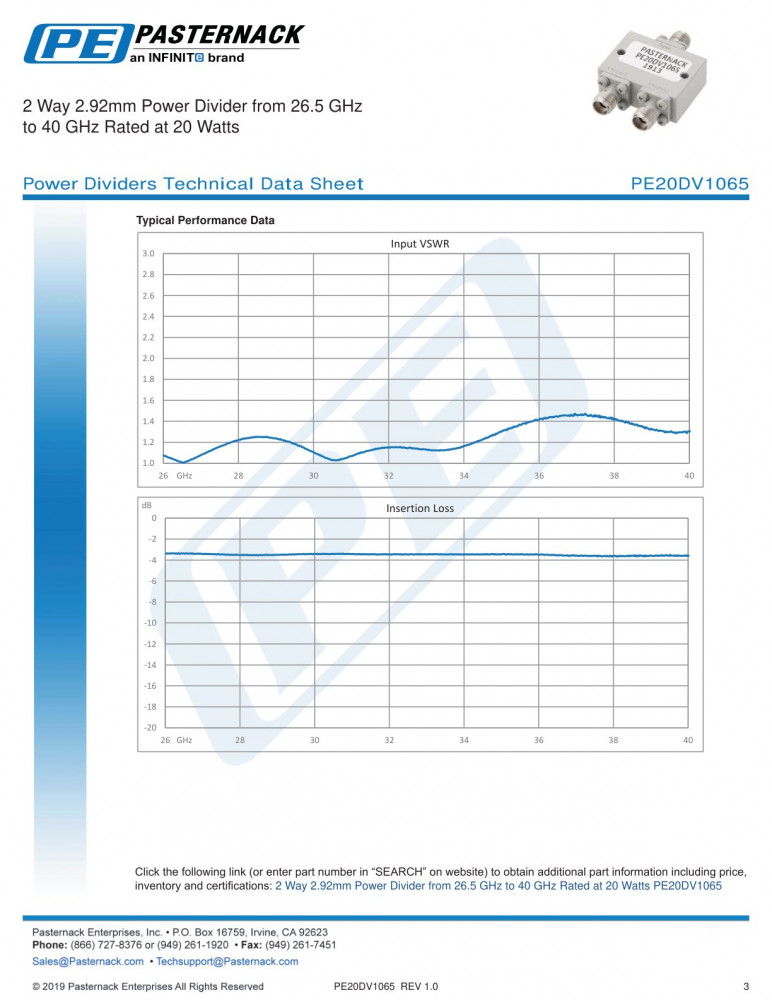 PE20DV1065 technical datasheet page 3