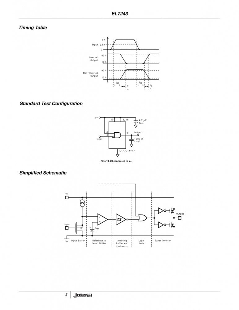 EL7243CMZ datasheet page 3