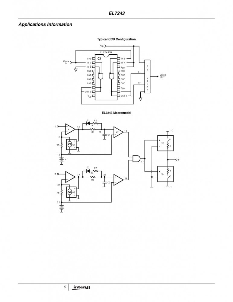 EL7243CMZ datasheet page 6