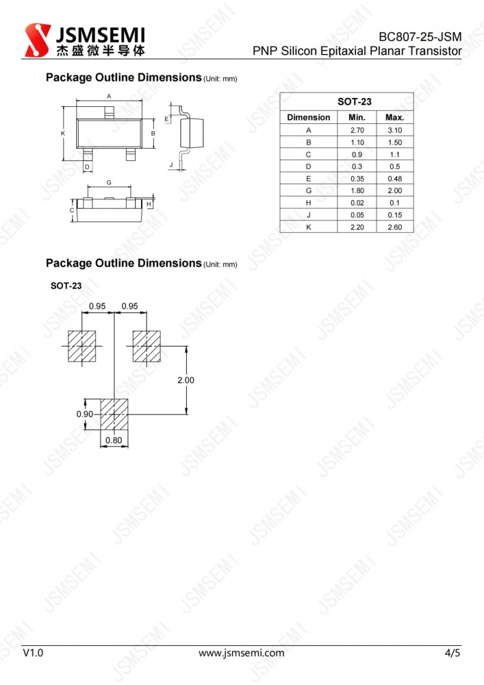 BC807-25-JSM datasheet page 4